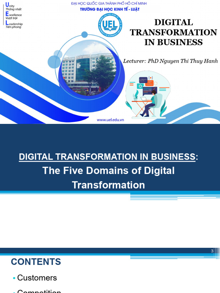 Chapter 01-The Five Domains of Digital Transformation | PDF