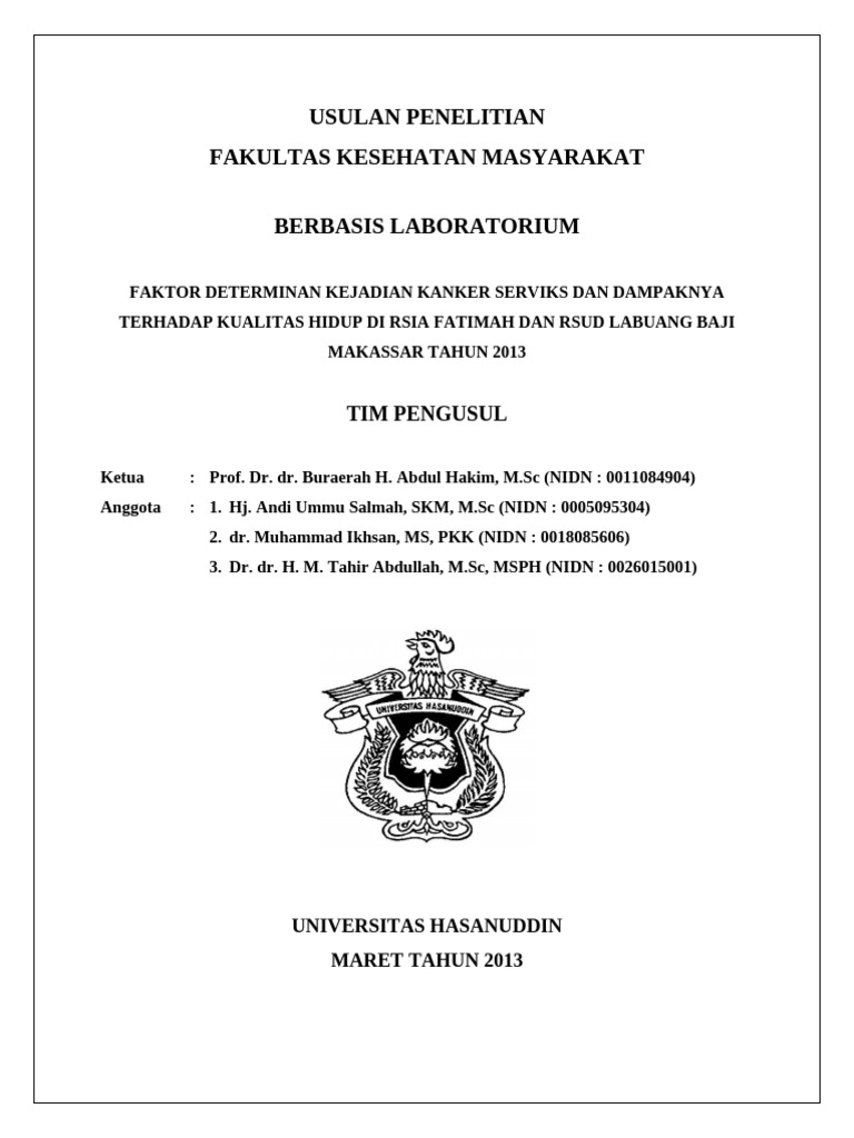Usulan Penelitian | PDF