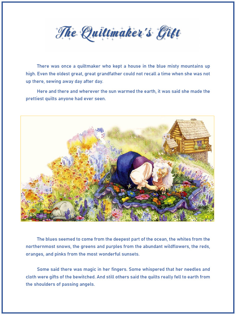 The Quiltmaker's Generosity | PDF | Quilting