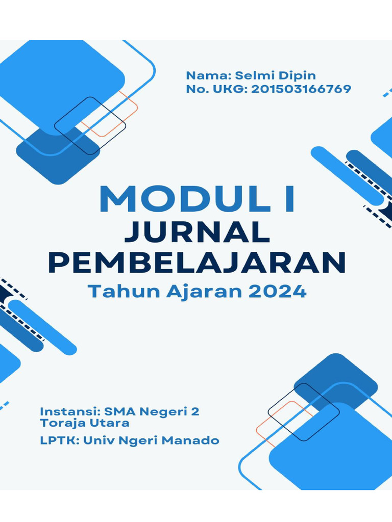 Jurnal Pembelajaran Modul 1 | PDF
