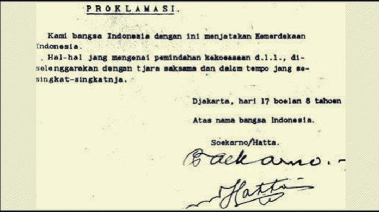 Teks Proklamasi | PDF