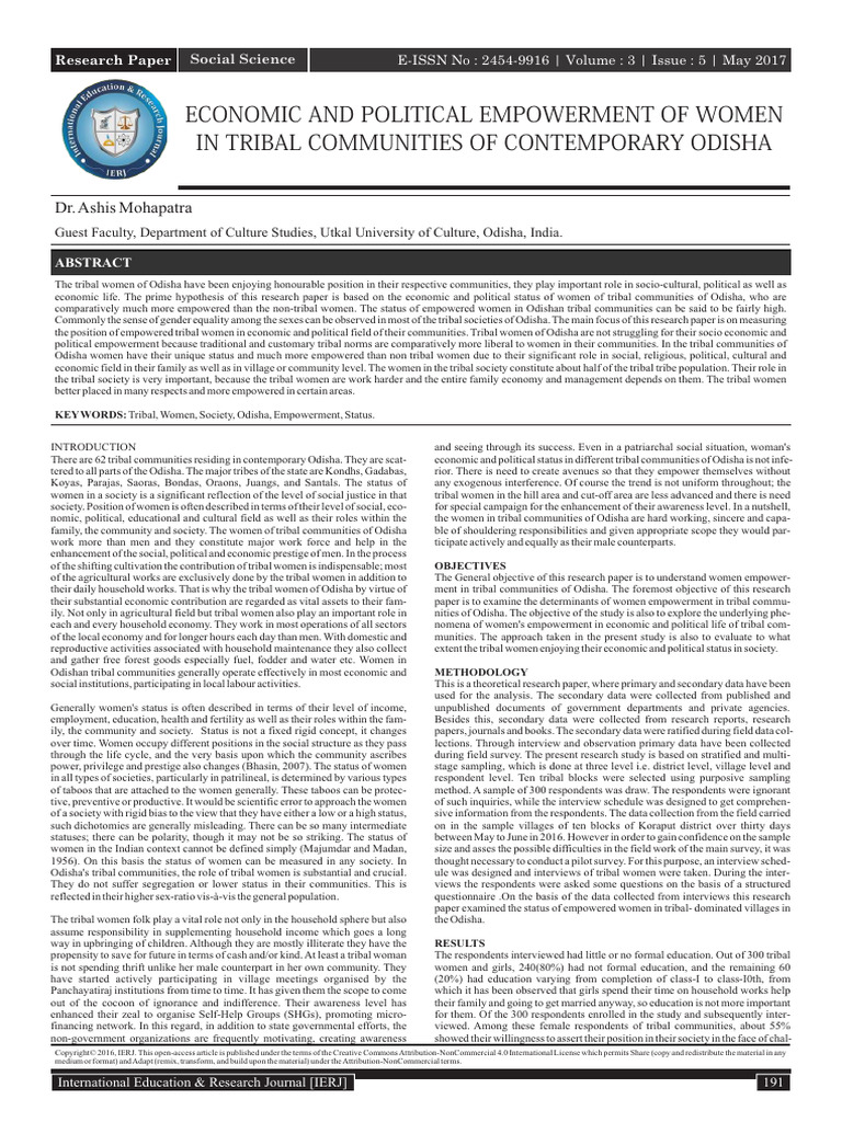 Economic and Political Empowerment of Wo | PDF