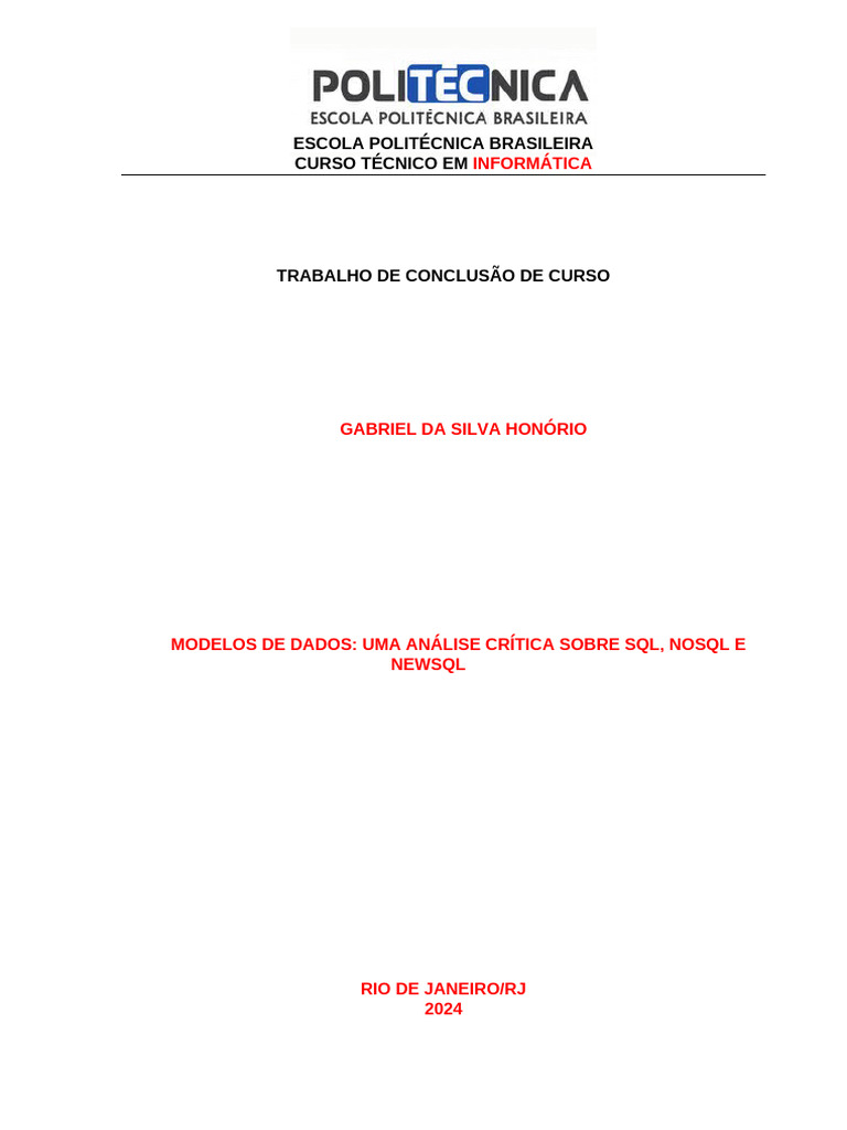 MODELO TCC ATUALIZADO 1 | PDF