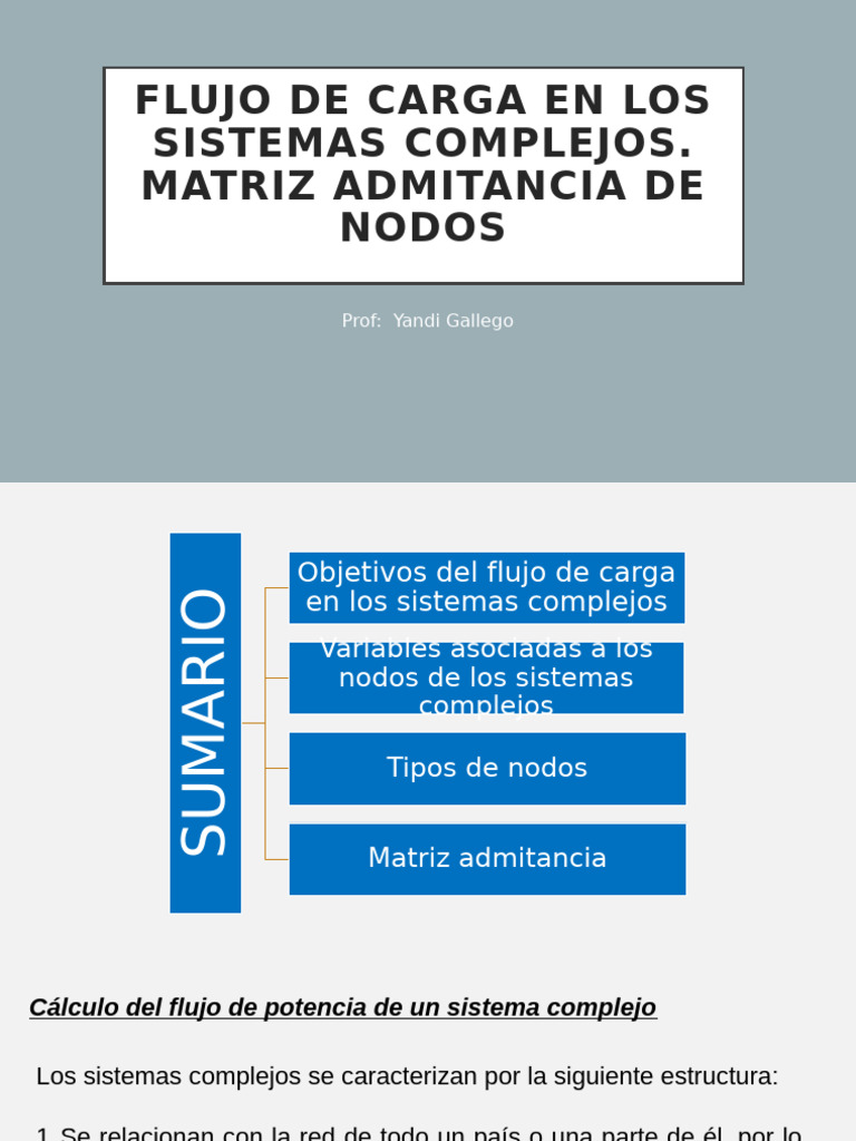 Flujo de Carga | PDF