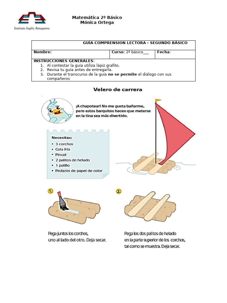 Guia de Comprension Segundo 3 | PDF