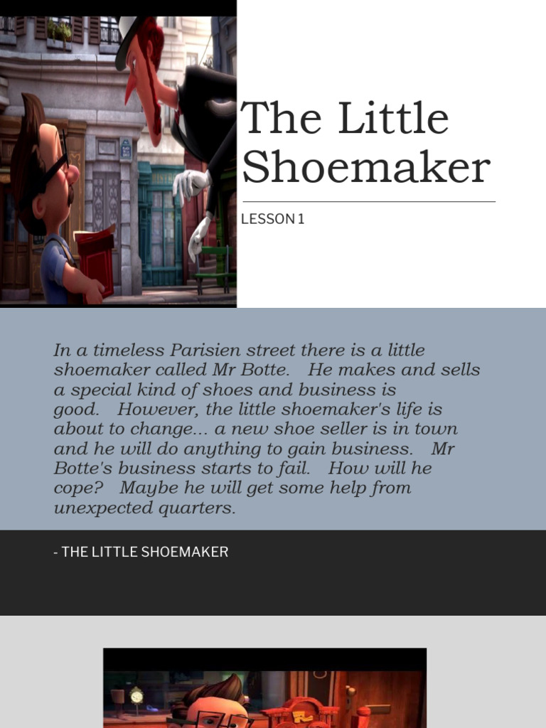 Lesson 1 The Little Shoemaker lesson ppt.198679080-1-7 | PDF