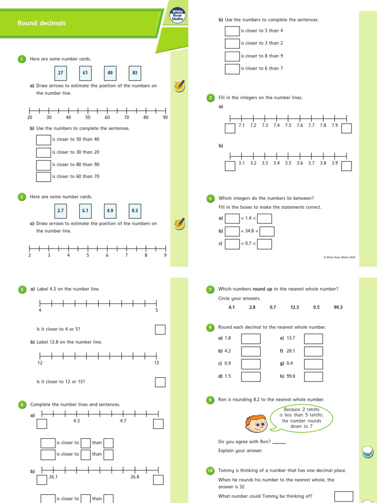 Lesson 4 Round Decimals 2020 | PDF