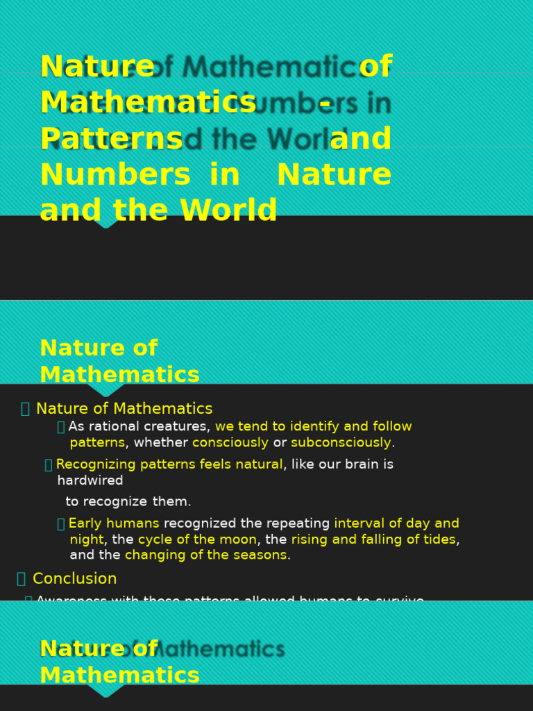 Module 1 - Patterns and Numbers in Nature and The World and The Fibonacci Sequence | PDF
