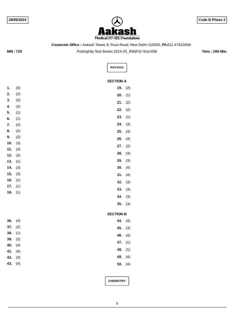 FT-05(B)_RM(P-2)_28-09-2024_Hindi-Sol | PDF