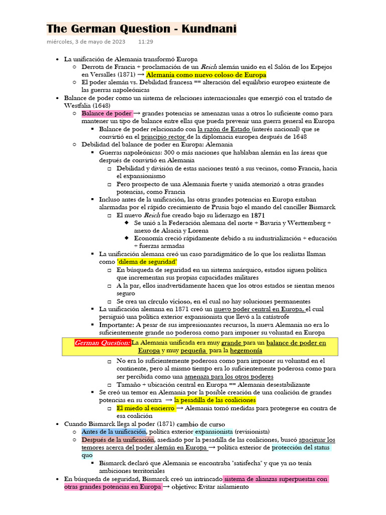 The German Question | PDF