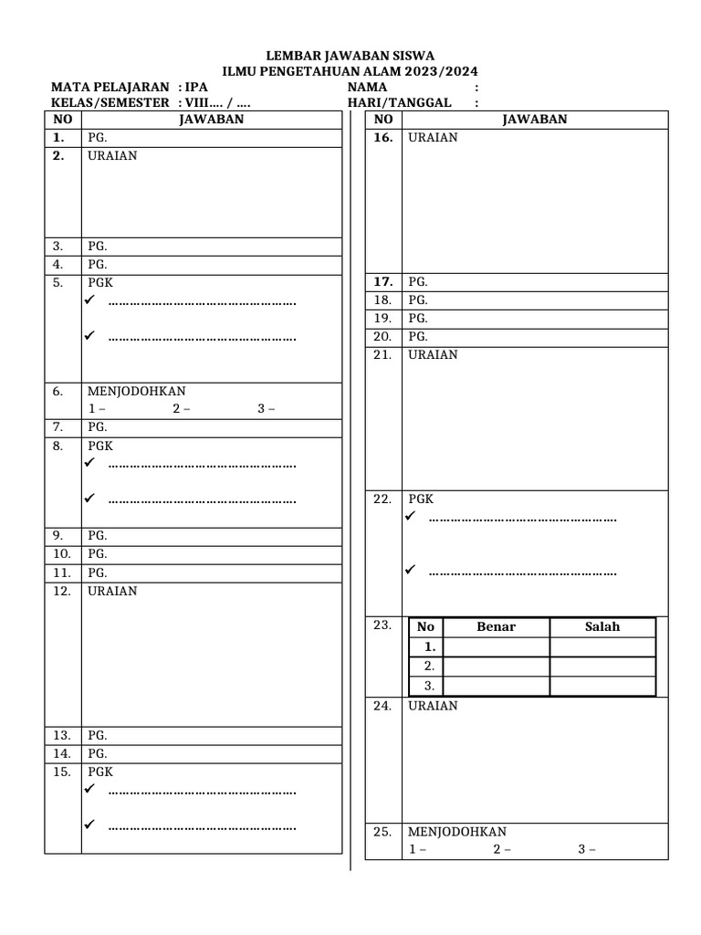LJK Ipa 8 2023 1 | PDF