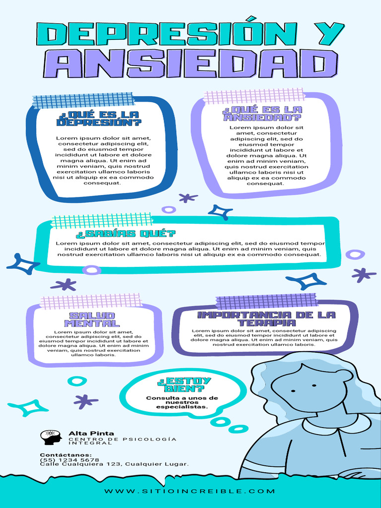 Infografia Depresion y Ansiedad Ilustrada Azul - 20241014 - 203135 ...