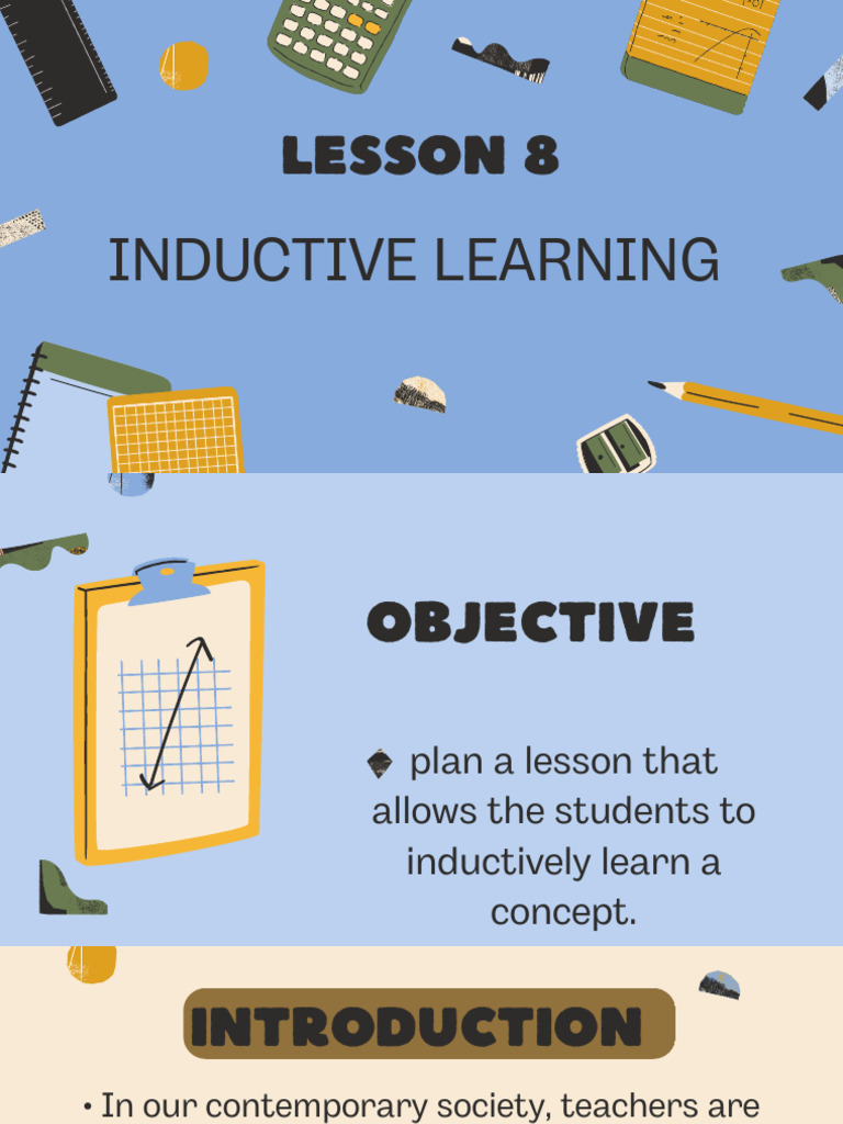 Lesson 8 Inductive Learning | PDF