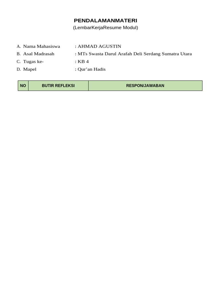 LK - Resume Pendalaman Materi PPG 2022 | PDF