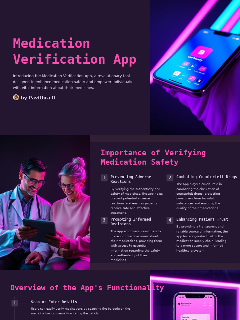 Medication Verification App | PDF