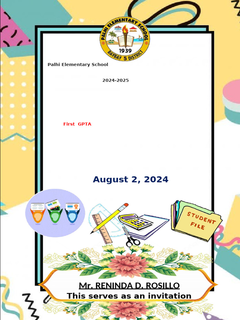 1st Gpta Meetingprog Q1 2023-24 | PDF | Science & Mathematics