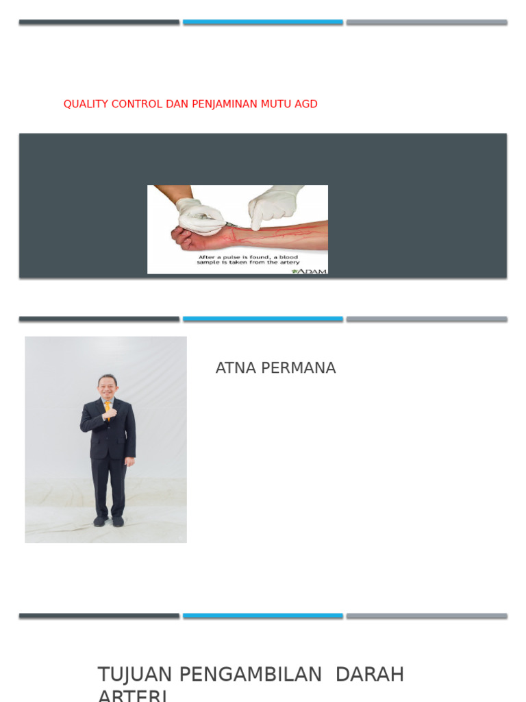 Quality Control Dan Penjaminan Mutu Pemriksaan Analisa Gas Darah | PDF