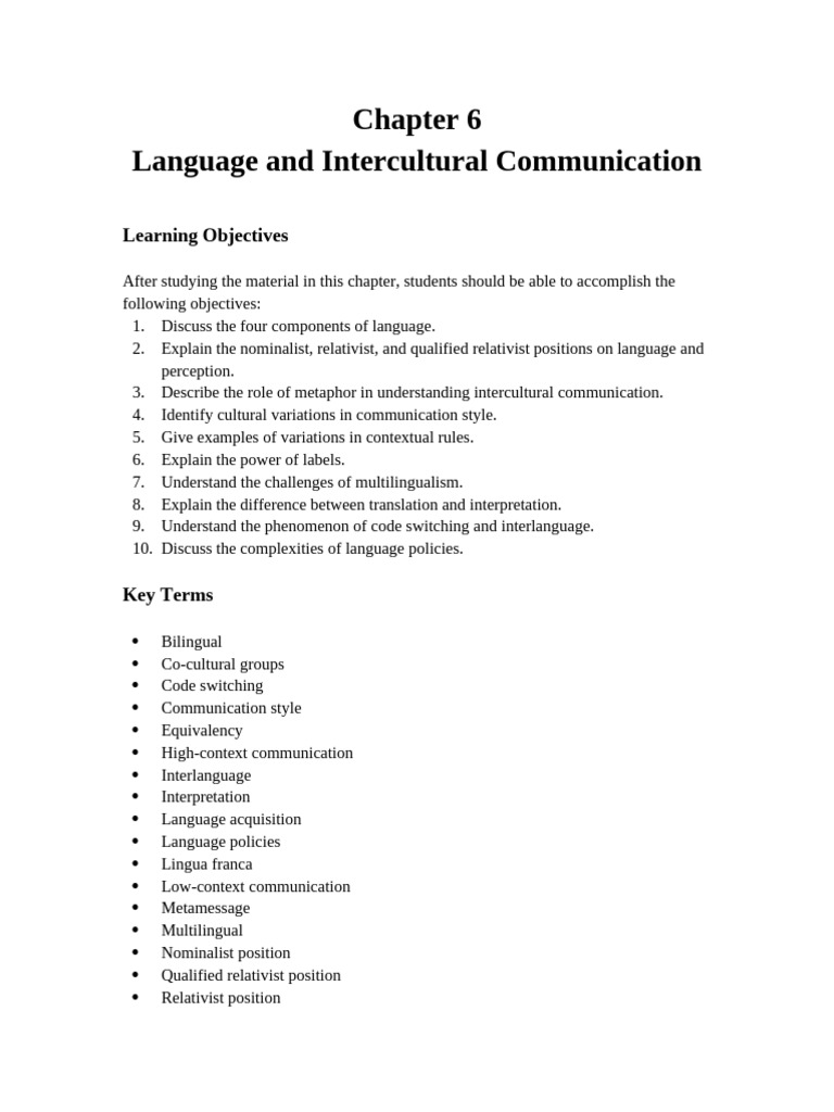 Chapter 6 Outline | PDF