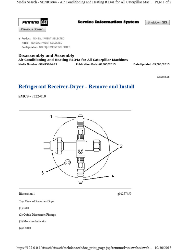 Refrigerant Receiver-Dryer - Remove and Install | PDF