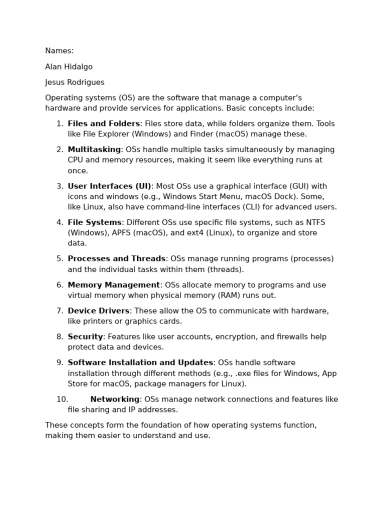 Operating Systems | PDF Operating Systems | PDF