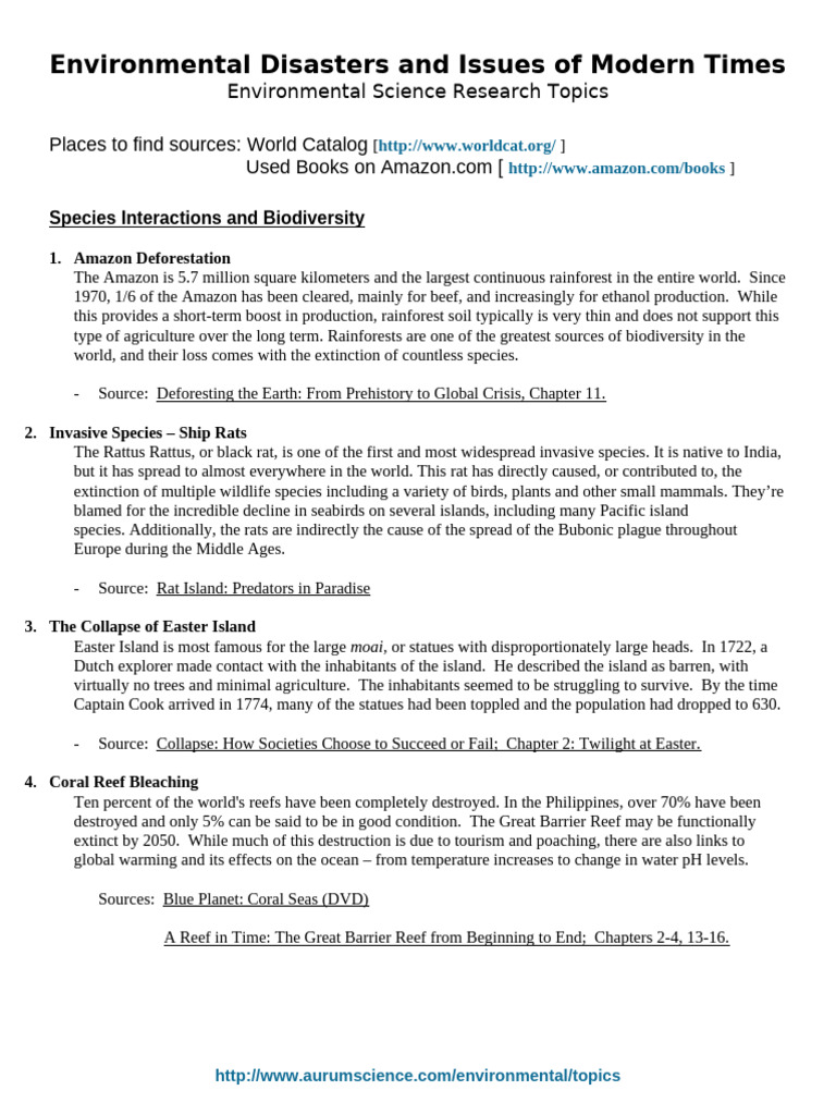Climate Refugees and Environmental Issues | PDF | Chernobyl Disaster ...