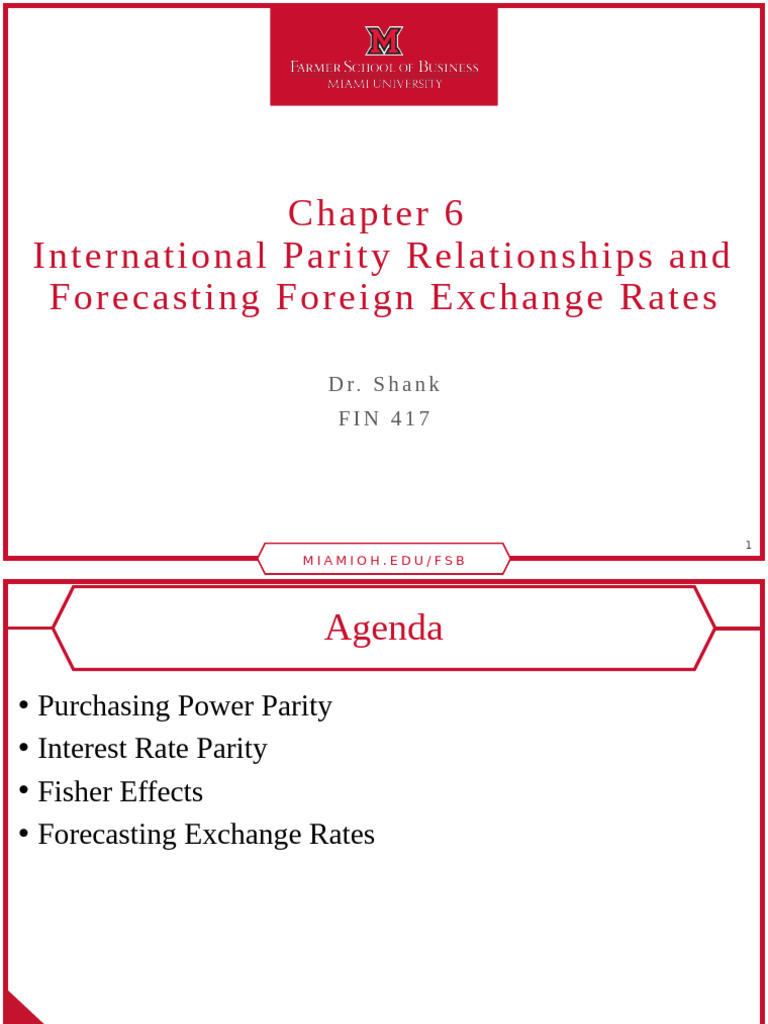 Exchange Rate Forecasting Methods | PDF | Exchange Rate | Purchasing ...