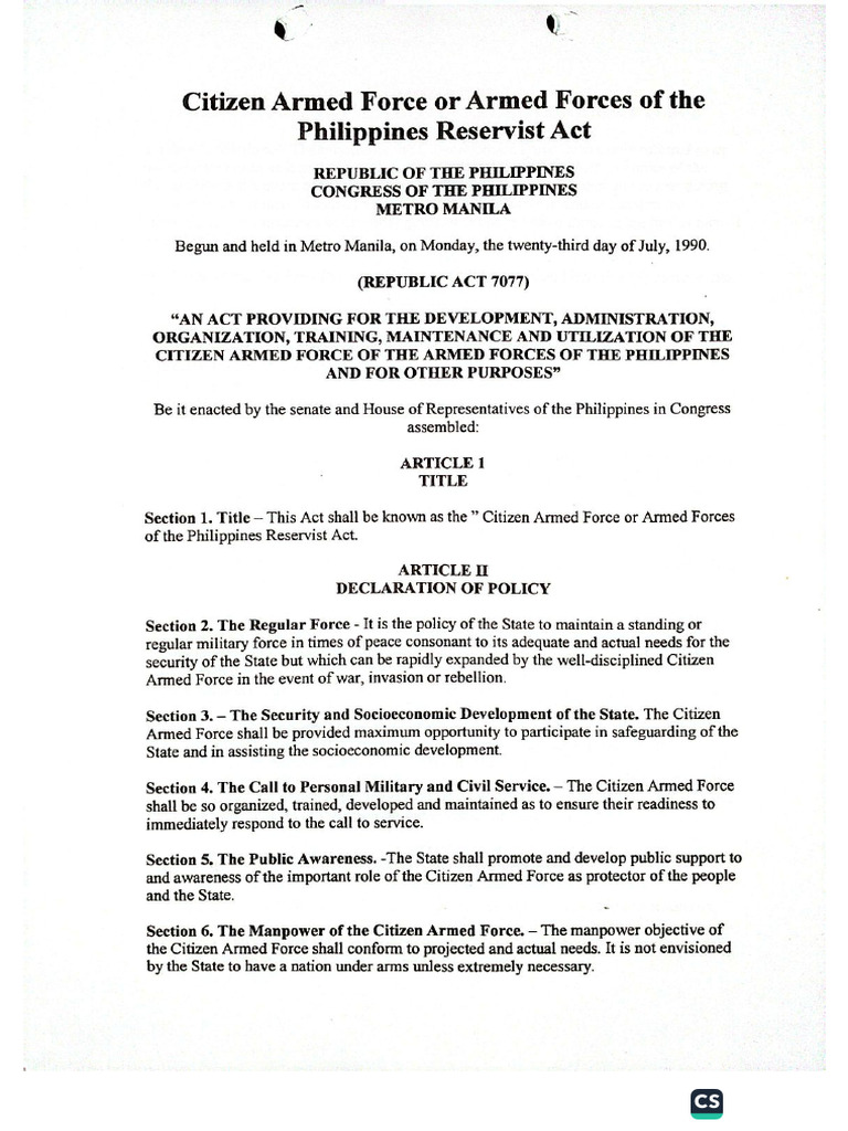 Ra 7077 | PDF