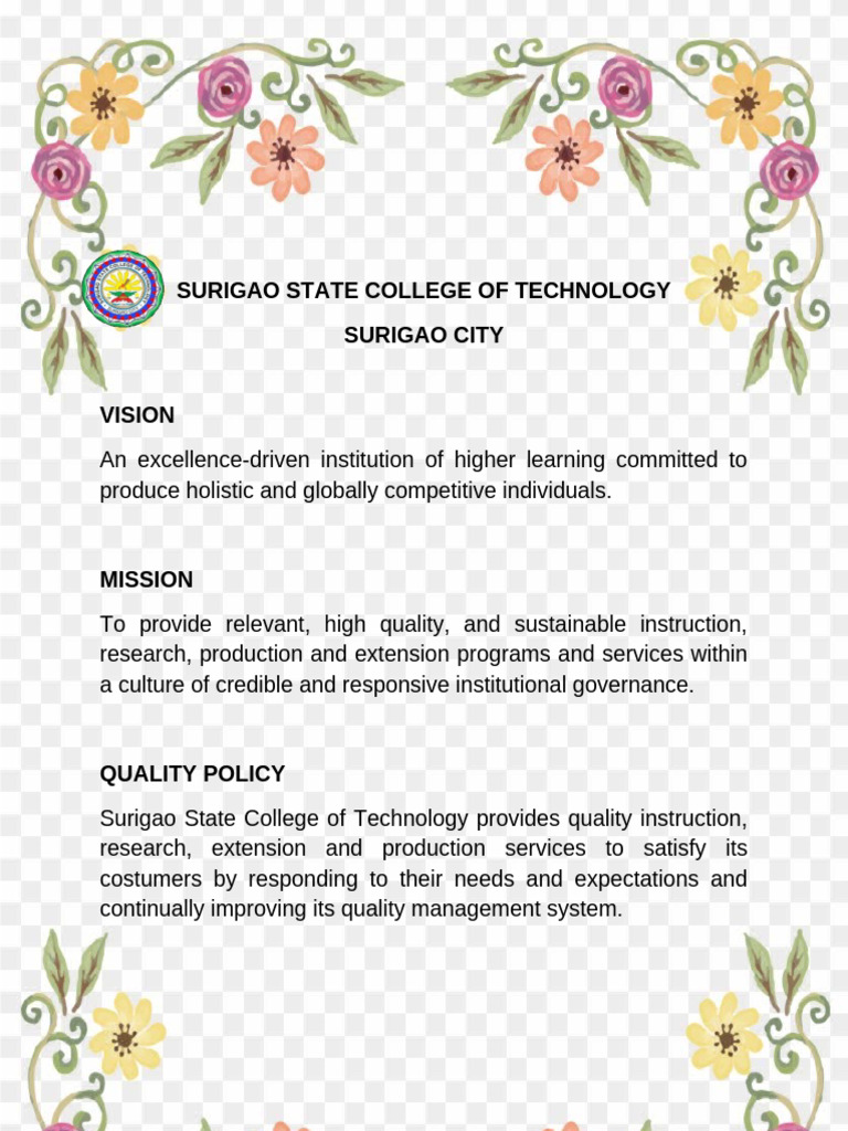 VMGO | PDF | Career & Growth | Business