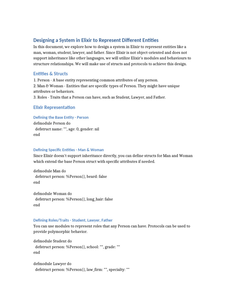 Elixir System Design | PDF