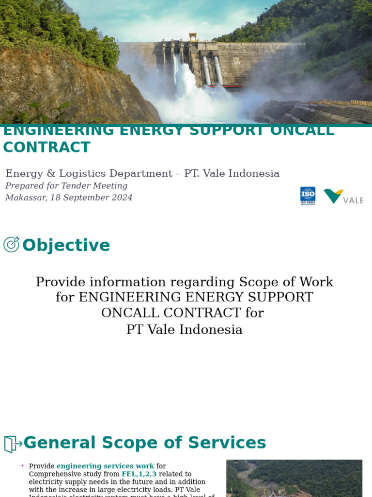 Engineering Energy Support On Call Contract - SOW - 19sep2024 | PDF