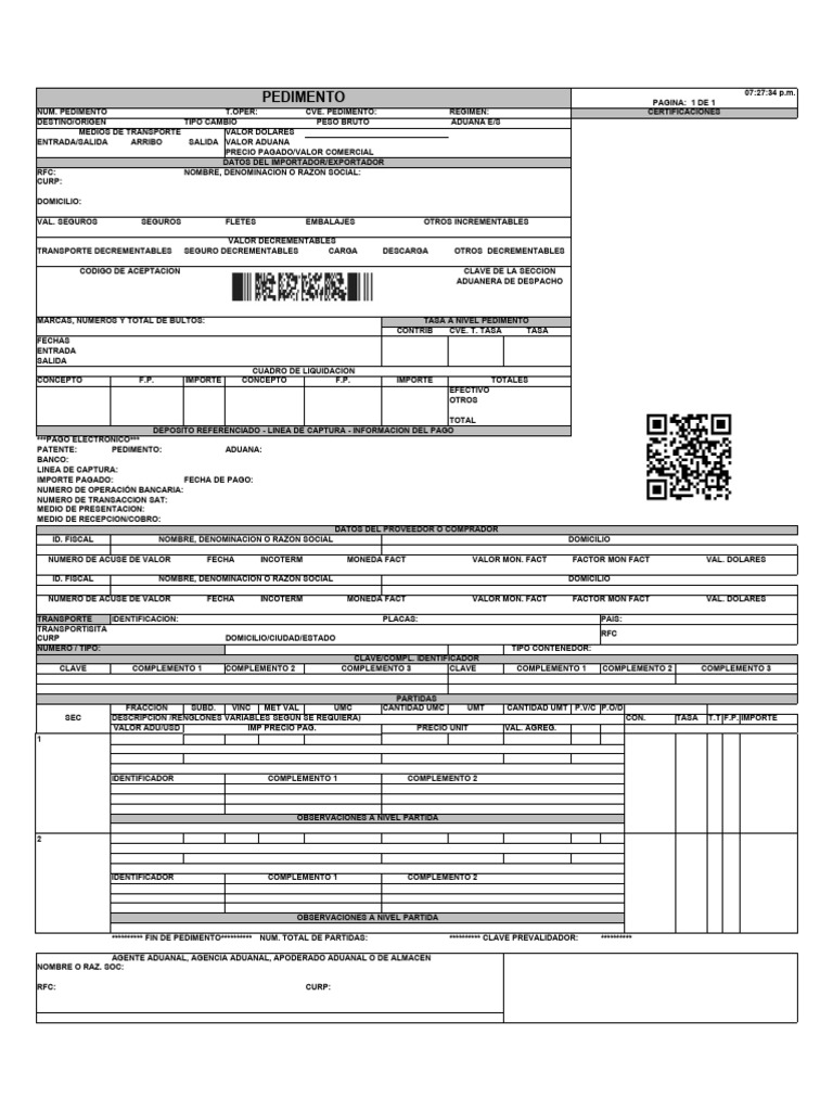 Pedimento (1) (1) | PDF