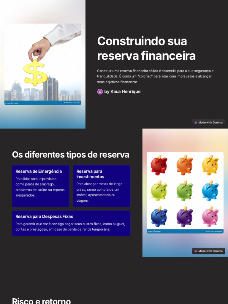 Construindo Sua Reserva Financeira | PDF