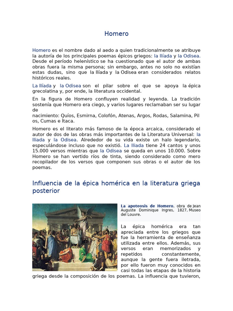 Homero | PDF