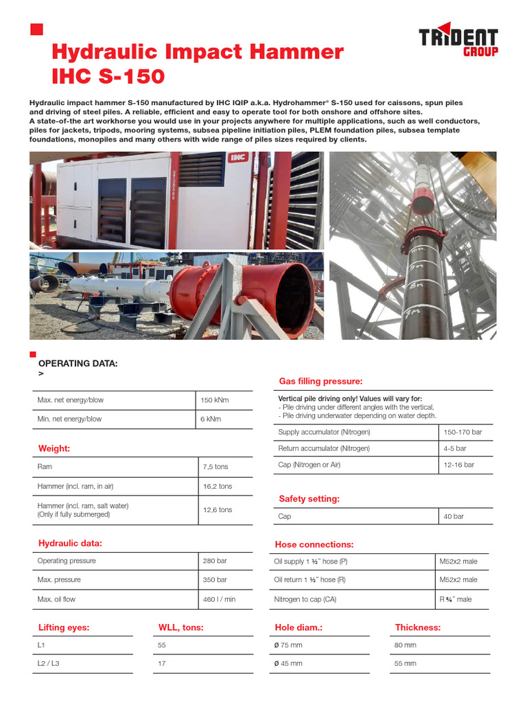 5f5a35aaa6d1a Trident Group Datasheet HC S 150 (Eng) Compressed | PDF