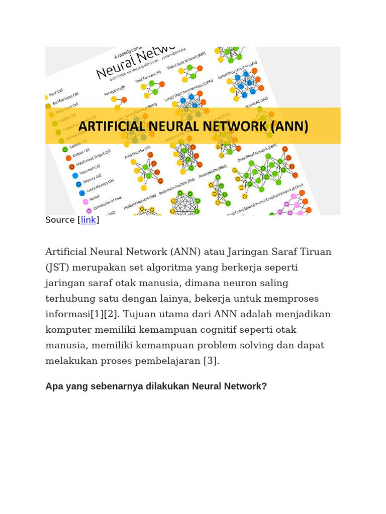 Artificial Neural Network (ANN) | PDF