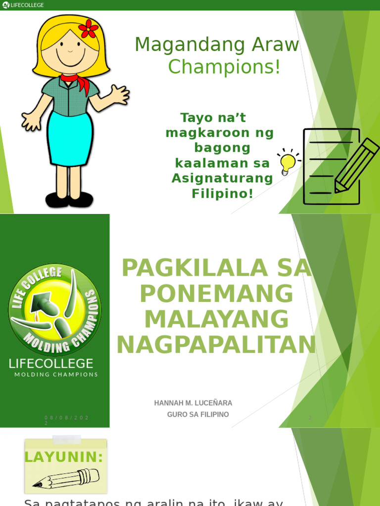 F4Q1L5 - Talakayan Ponemang Malayang Nagpapalitan | PDF