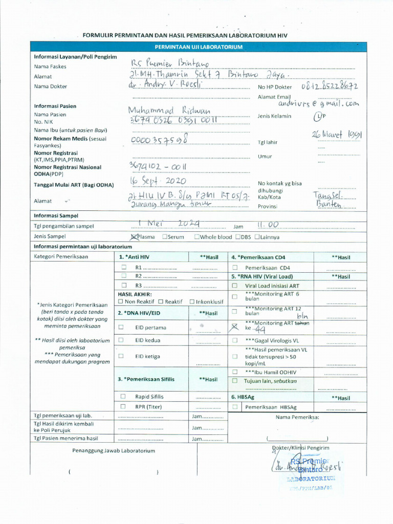 Form Muh Ridwan | PDF