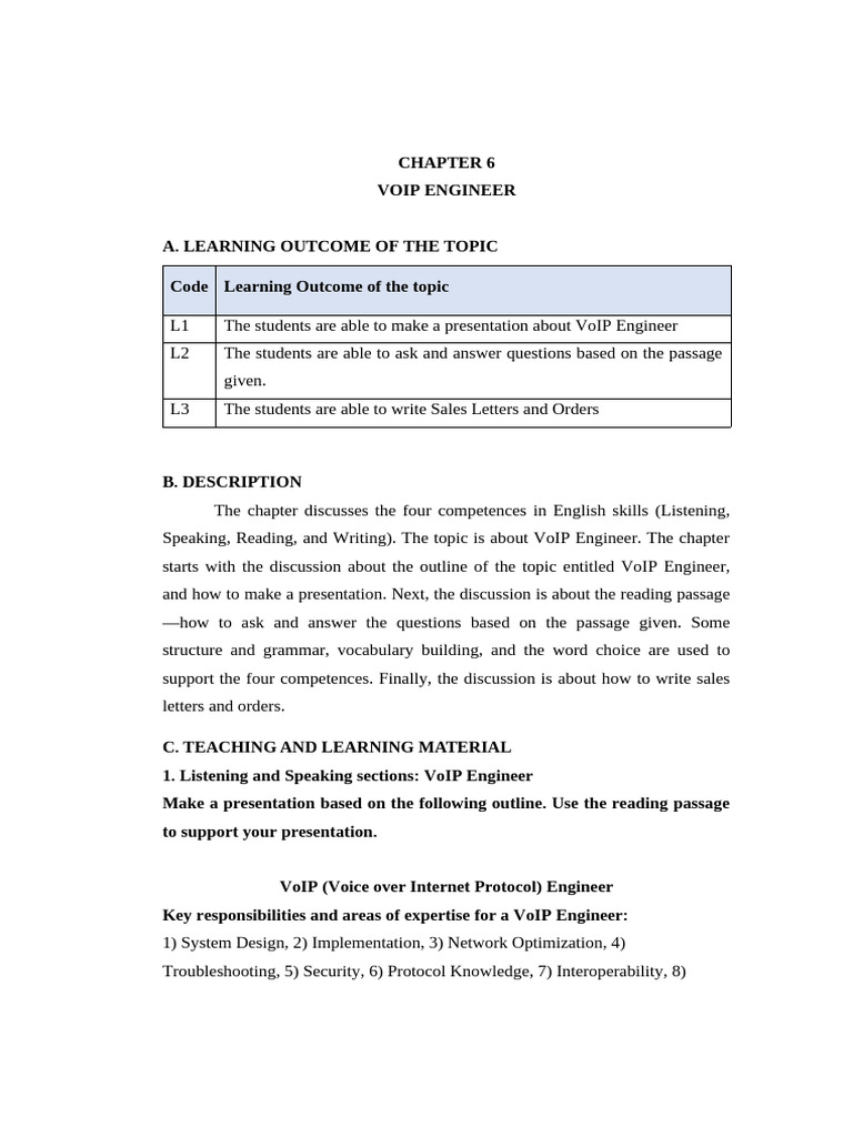 6. Okk VoIP Engineer | PDF