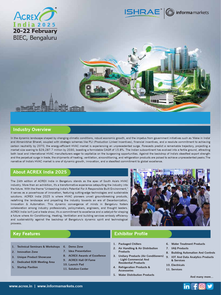 ACREX 2025 at Glance Brochure 2 Ager | PDF
