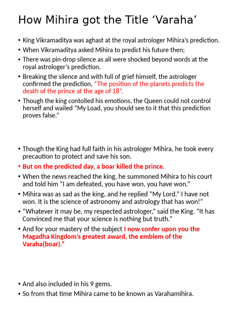 How Mihira Got The Title Varaha' | PDF | History | Religion & Spirituality