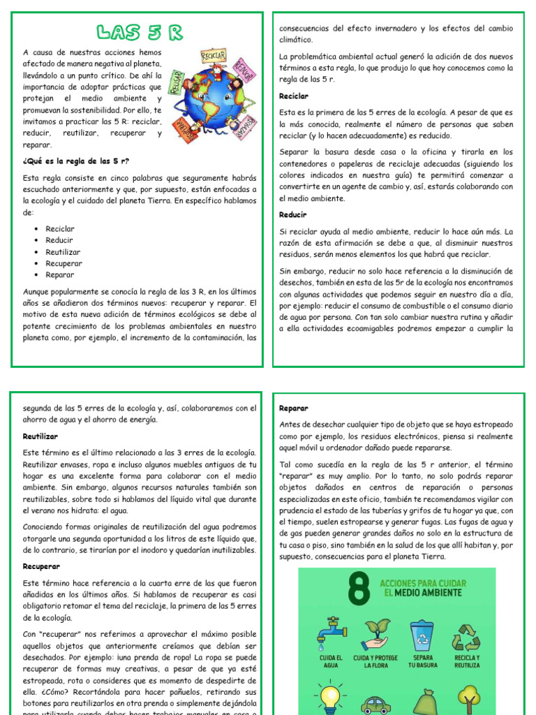 Las 5 R | PDF