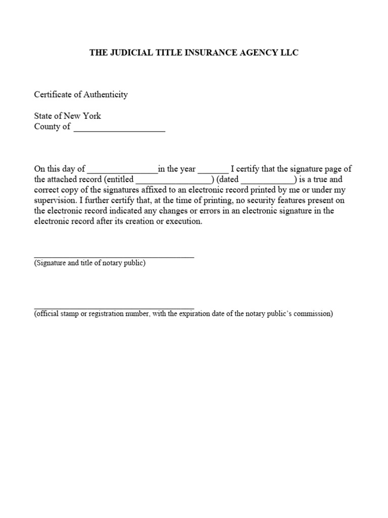 Ron Certificate of Authenticity | PDF