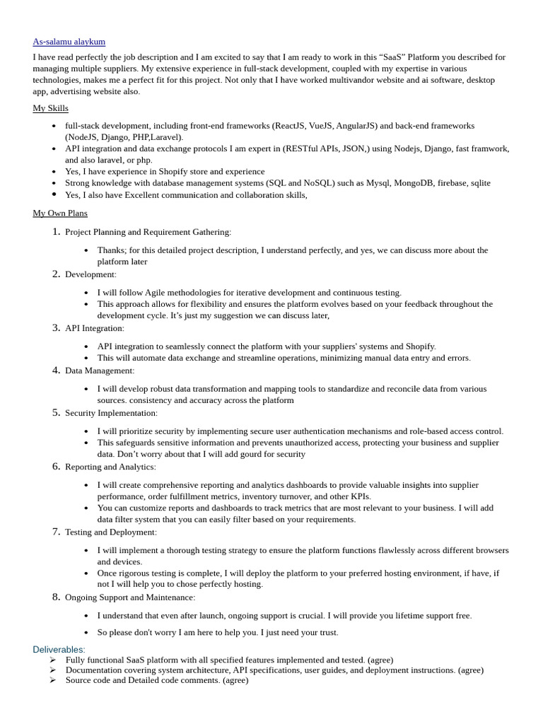 SaaS Platform Requirements 1 | PDF | Computer Security | Security