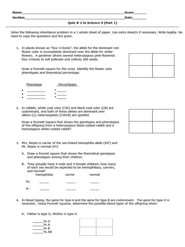 Quiz No.2 in Science (Part 1) | PDF