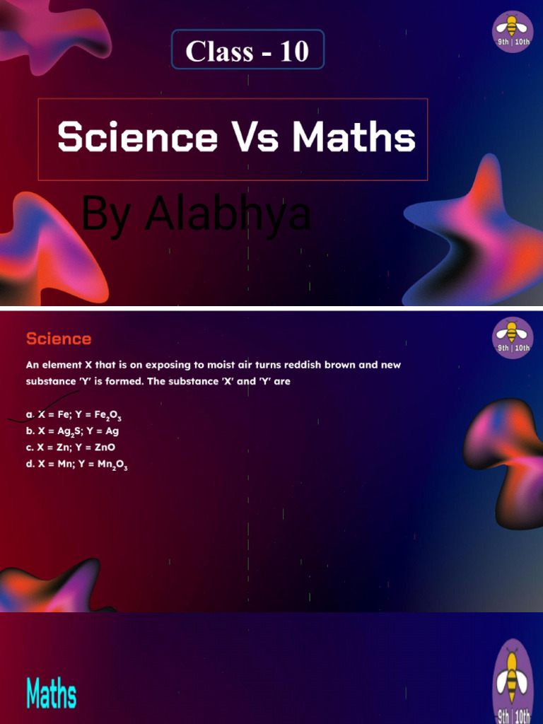 Science VS Maths by Alabhya | PDF