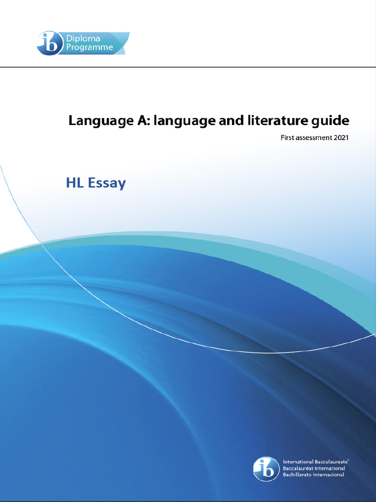 IBDP Language A HL Essay Guide | PDF | Essays | Human Communication