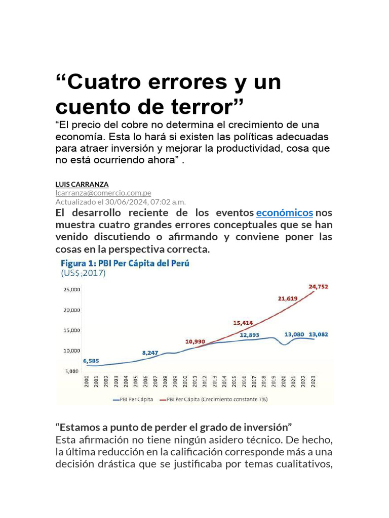 Art-Culo Cuatro Errores y Un Cuento de Terror | PDF