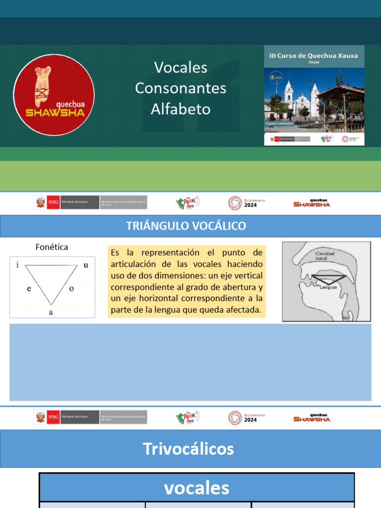 Vocales y Consonantes en el Alfabeto | PDF | Vocal | Voz humana