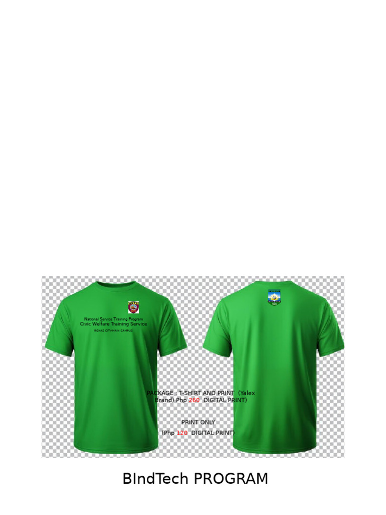 CWTS Logo Design T-Shirt Packages | PDF