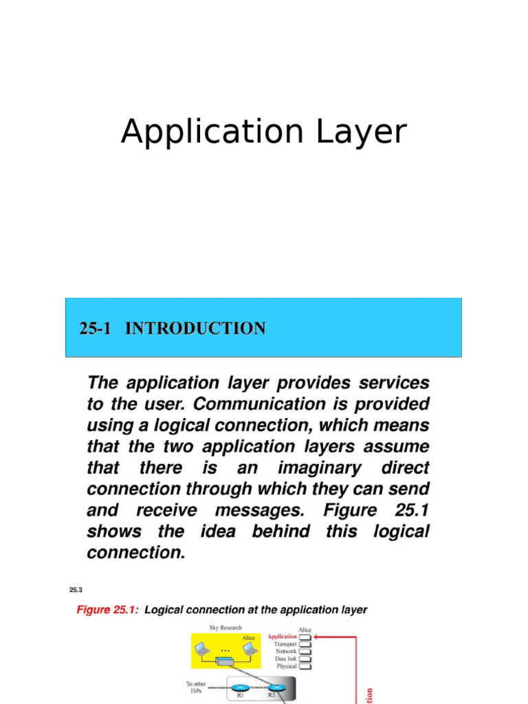 Module 2 Application Layer | PDF